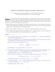 Homework5 Solution Pdf Fall 2017 CSC ECE 570 Computer Networks Homework 5 Note The Due