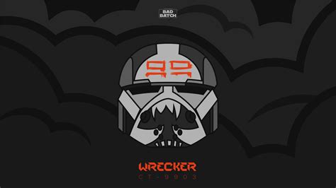Wreckers Helmet From The Bad Batch Vector Art Oc Radobeillustrator