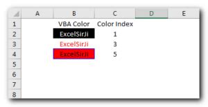 ColorIndex In Excel Vba - Epic Guide 2025