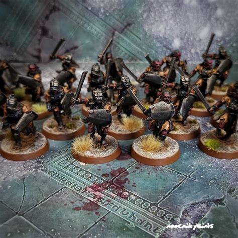Mesbg Uruk Hai Scouts Classic Metal Variant Rwargaming