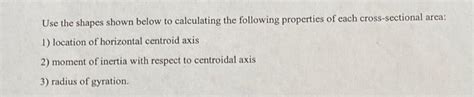 Solved FIGURE P6 18 Figure P6 18 Use The Shapes Shown Below Chegg Com