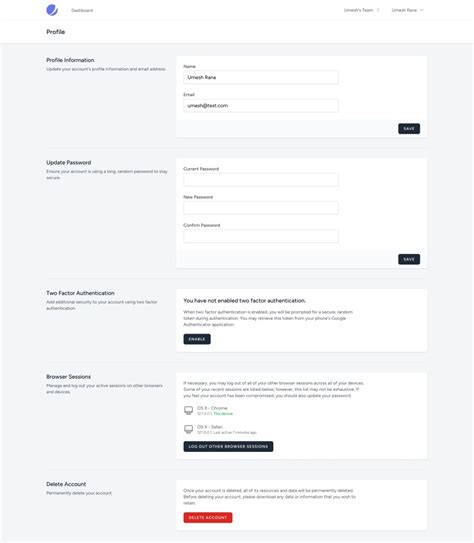 Auth Scaffolding Using Jetstream With Livewire In Laravel 10