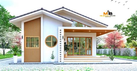 แบบบ้านชั้นเดียวสไตล์มินิมอล ดีไซน์โปร่งสบายพร้อมบรรยากาศอบอุ่น 2 ห้องนอน 2 ห้องน้ำ พื้นที่ 119