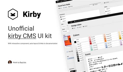 kirby cms ui kit unofficial figma
