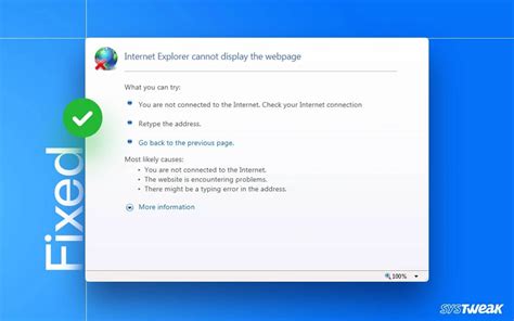 How To Solve Internet Explorers Cannot Display The Webpage