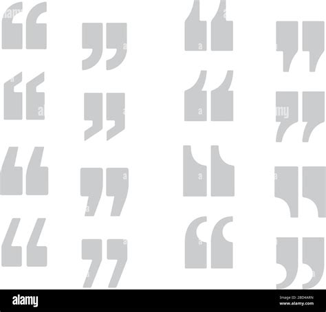 Double Quotation Mark Icon Flat Vector Illustration Stock Vector Image Art Alamy