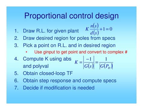 Root Locus Method Control System Bsc Engineering PPT