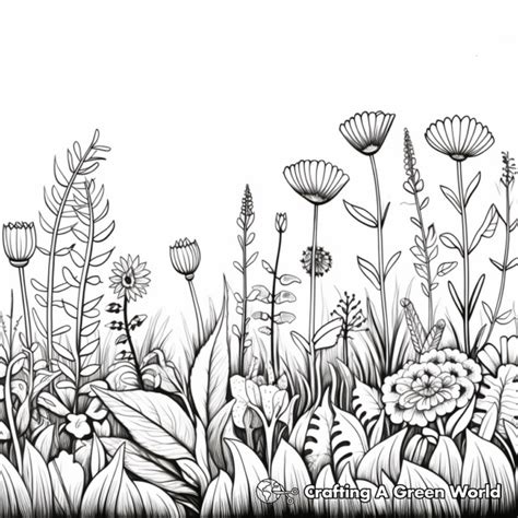Grass Coloring Pages Free And Printable