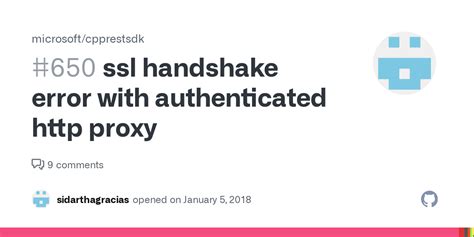 Ssl Handshake Error With Authenticated Proxy Issue 650