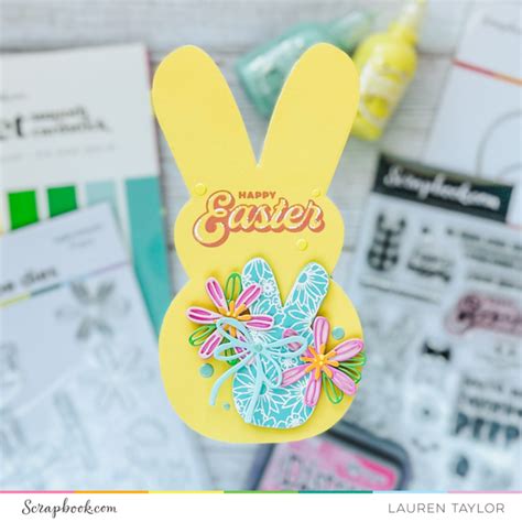 Peeps Shaped Easter Card Project Idea