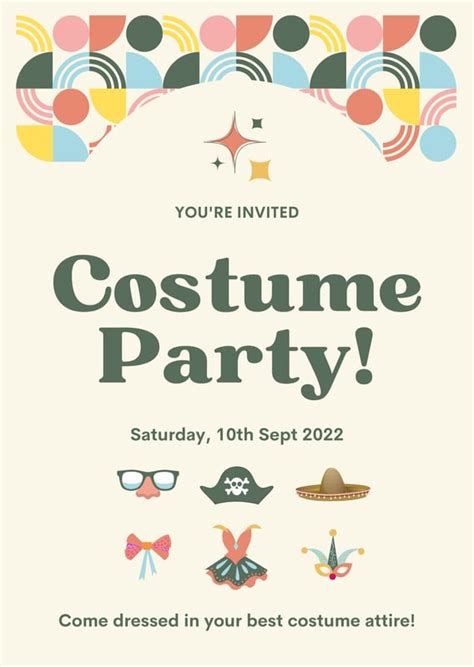 free and customizable costume templates