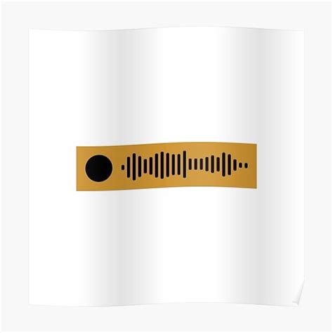 Lovely By Billie Eilish Spotify Scan Code Poster For Sale By