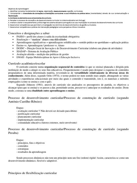 Oedc Pdf Aprendizado Pedagogia