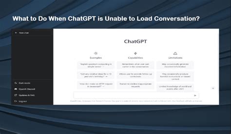 What To Do When ChatGPT Is Unable To Load Conversation Open AI Master