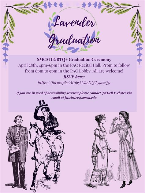 Lavender Graduation 2023 RSVP Form Open St Marys College Of Maryland