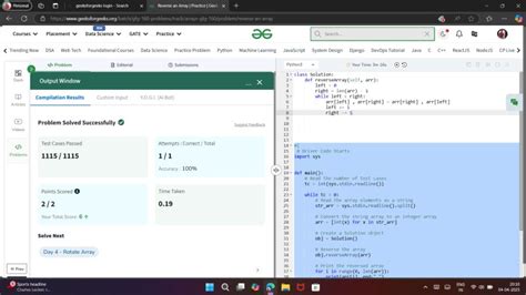 160daysofcode Geeksforgeeks Dsa Codingchallenge Keepcoding