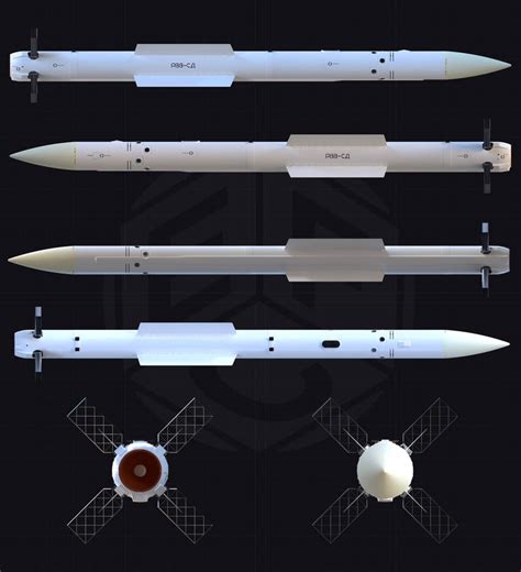 Rvv Sd Air To Air Missile R 77 3d Model By Efc12 On Deviantart
