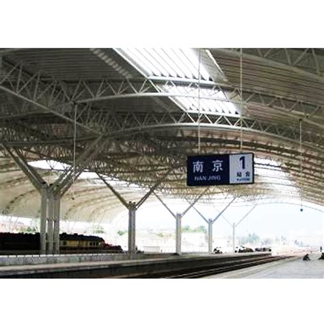 Lf Security Train Station Roof Prefab Design Engineering