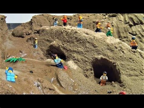 Lego Bridge Collapse After Dam Break Hard Flood Youtube