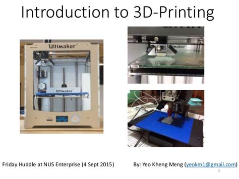 Introduction To 3d Printing