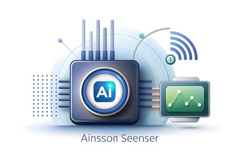 Ai Sensor And Quality Monitoring Icons For Isolated Vector Designs