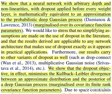 dropout as a bayesian approximation论文阅读笔记 知乎