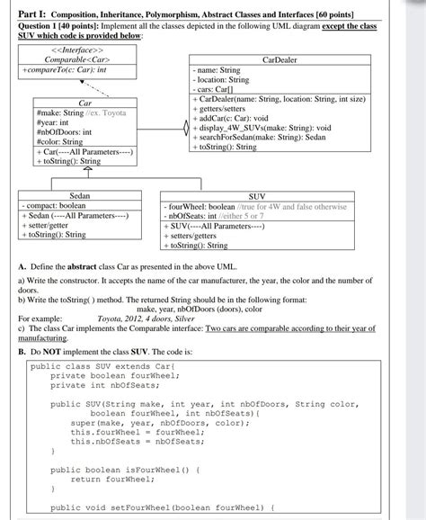 Part I Composition Inheritance Polymorphism