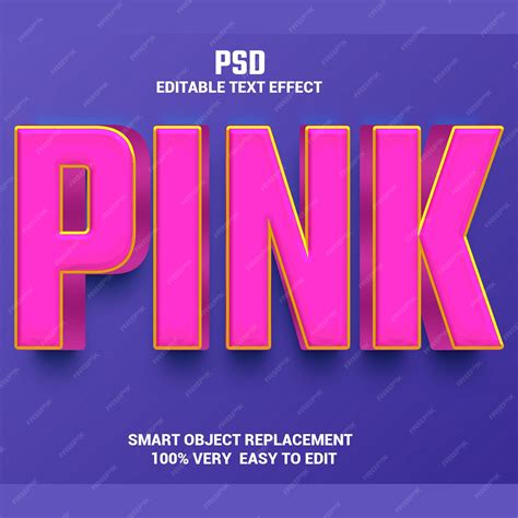 Premium Psd 3d Text Effect Psd Editable File