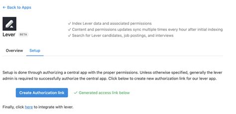 Enabling And Using The Glean Integration Lever Support