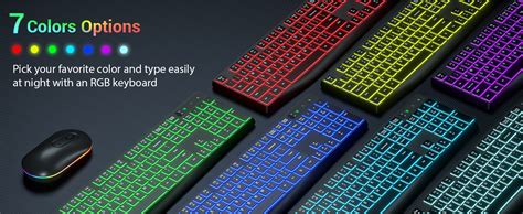 Wireless Keyboard And Mouse Combo Lovaky 24g Full Sized