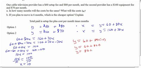 Solving Systems Of Equations By Substitution Real World Application Youtube
