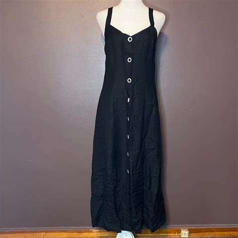Spiegel Dresses Vintage Linen Blend Little Black Dress Poshmark