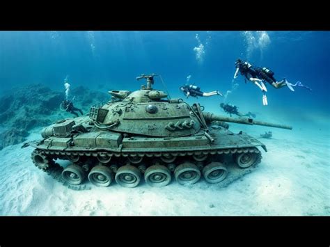Sunken Tank Sunken Old Tanks Create Underwater Dive Park In Lebanon