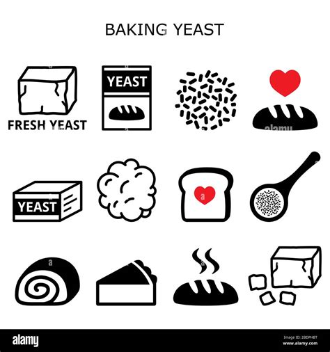 Yeast Packet Stock Vector Images Alamy