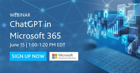 Sycor Rental Erp Software On Linkedin Webinar Chatgpt In Microsoft 365