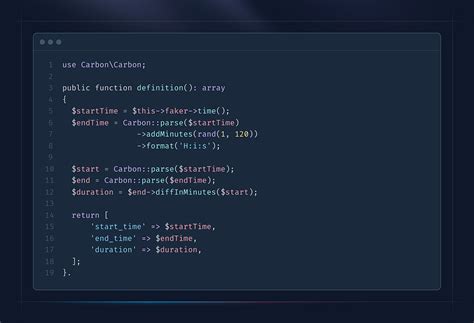 Lets Calculate Time Duration In Minutes With Laravel Factories Using