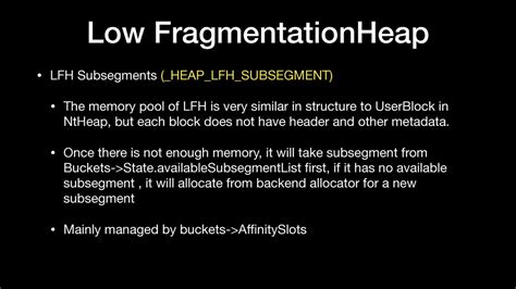 windows kernel heap segment heap in windows kernel part 1 speaker deck