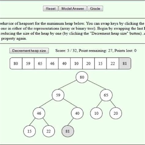 example of jsav proficiency exercises for heap sort download