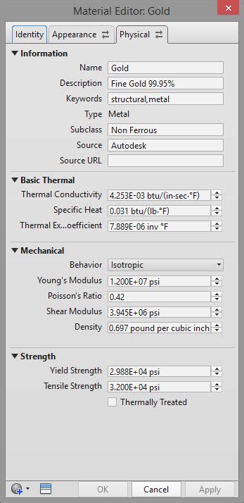 Change Display Units In Inventor Material Browser IMAGINiT Technologies Support Blog