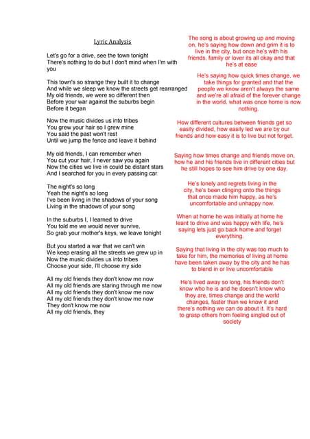 Lyric Analysis Docx