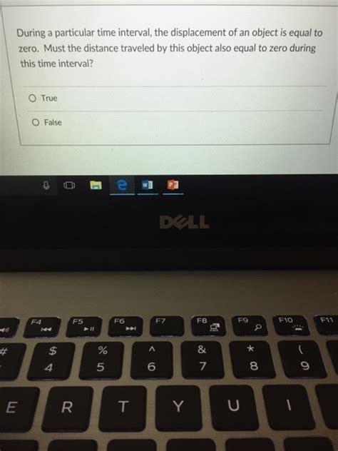 Solved During A Particular Time Interval The Displacement