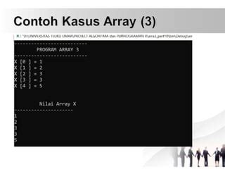 2. Array Satu Dimensi Struktur Data .ppt