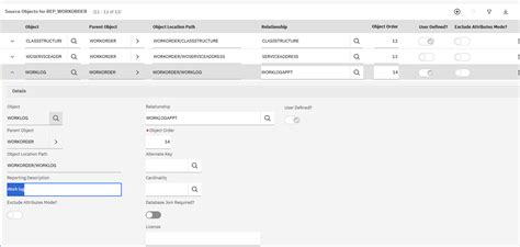 Work Order Details Reporting Object Structure Maximo Open Forum