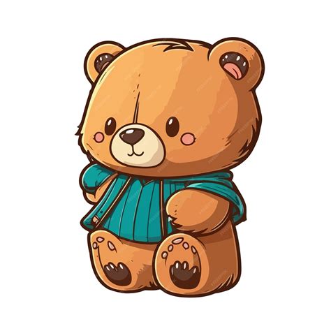 Premium Vector Cute Bear Cartoon Style
