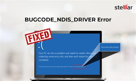 Fixed BUGCODE NDIS DRIVER Error