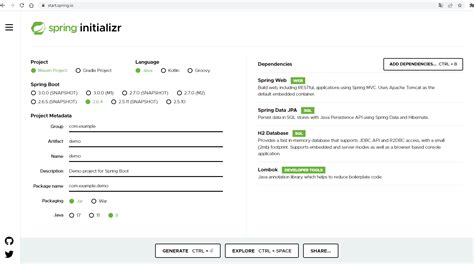 Spring Boot 프로젝트 생성