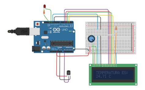 Circuit Design Circuito Sensor De Temp Tinkercad