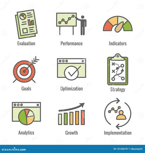 key performance indicators diagram royalty free illustration 19172733