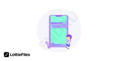 Flat Design Scrolling App Looping Animation By Endru Lottiefiles