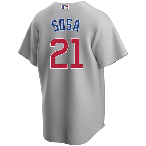 Sammy Sosa Chicago Cubs Road Gray Mens Replica Jersey Clark Street